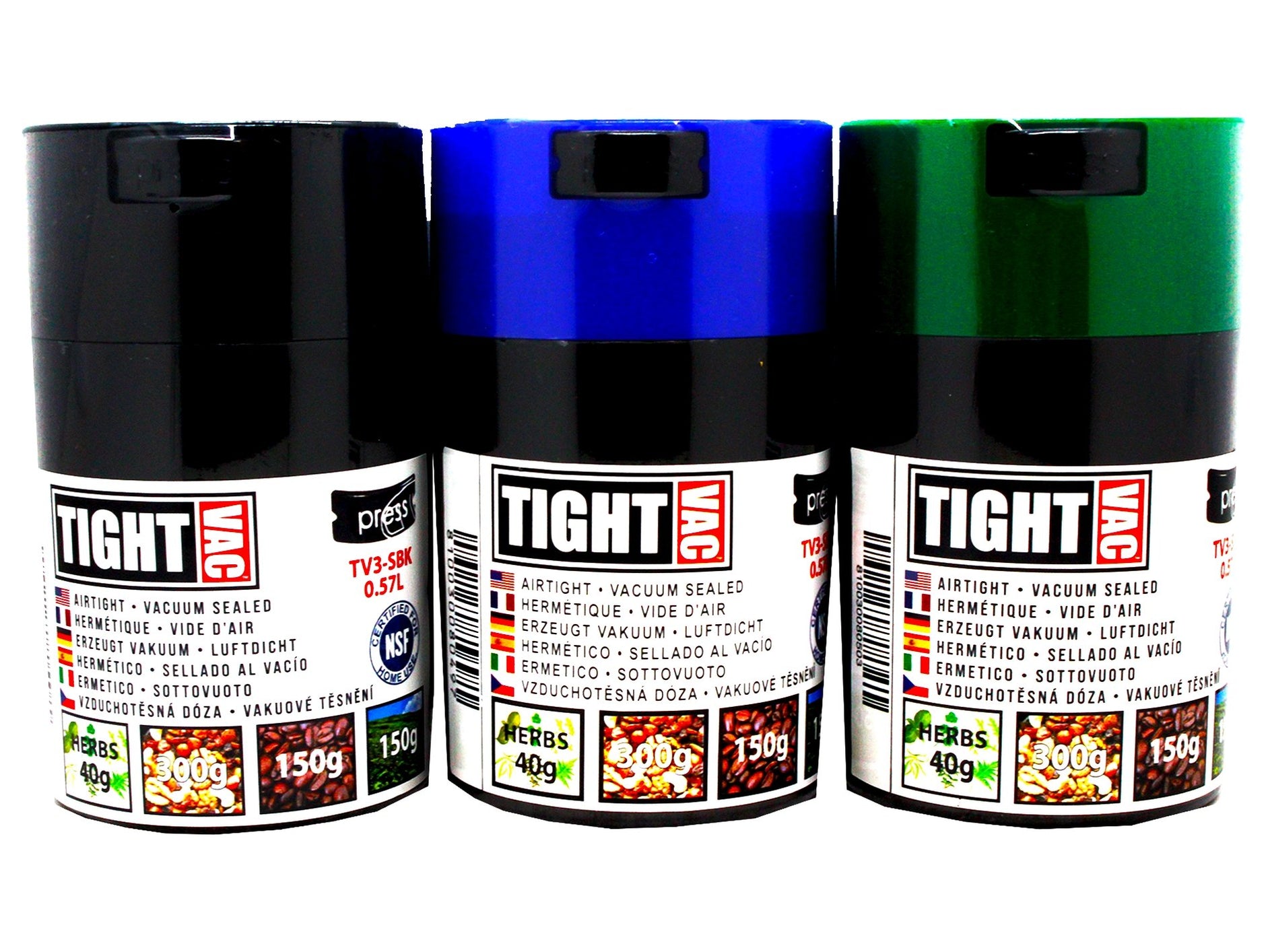 TIGHT VAC Airtight Container 0.57 Litre (Colours May Vary) — VIR Wholesale