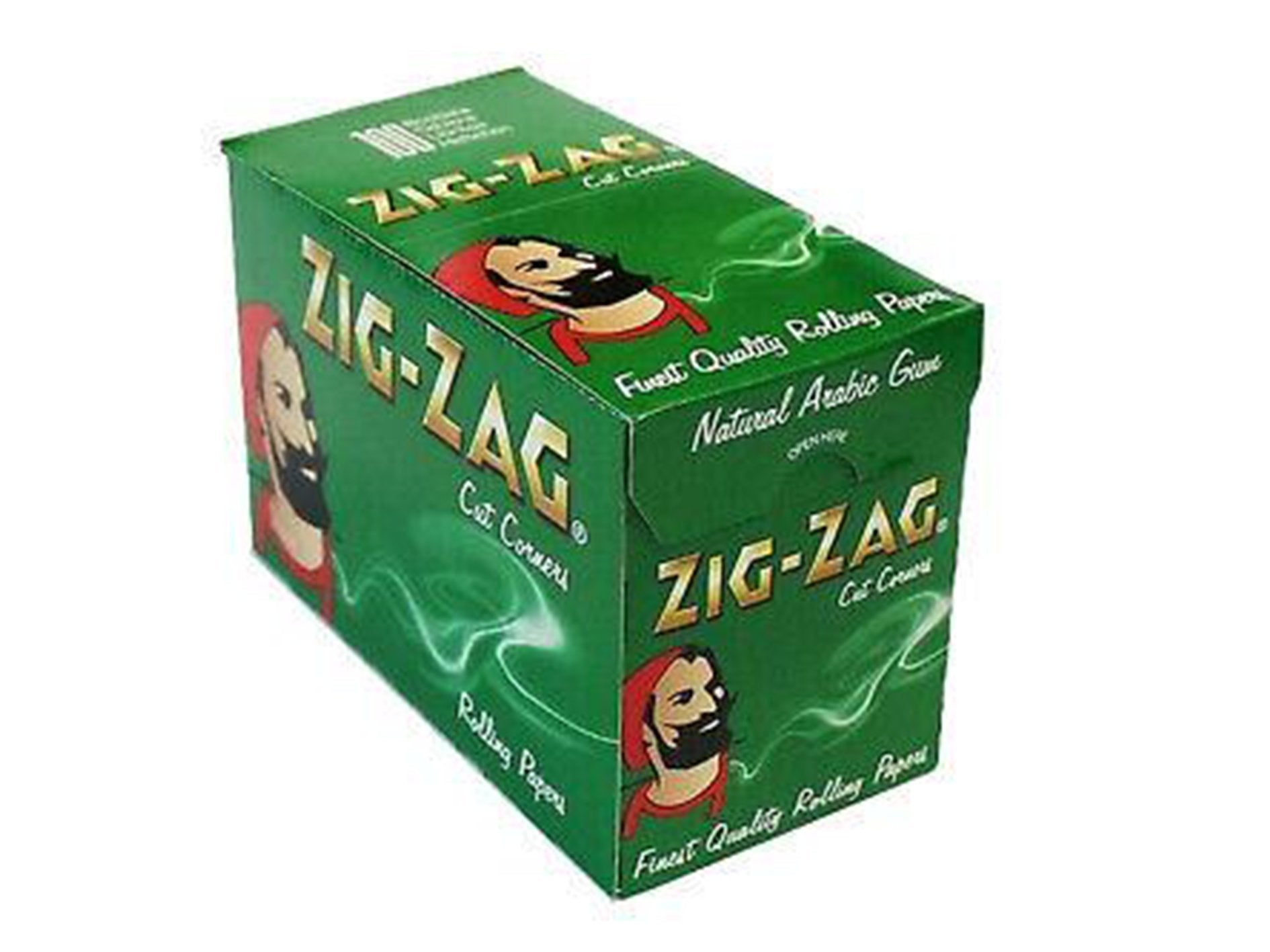 ZIG-ZAG Green Standard Cigarette Rolling Papers 100 Per Box – VIR Wholesale